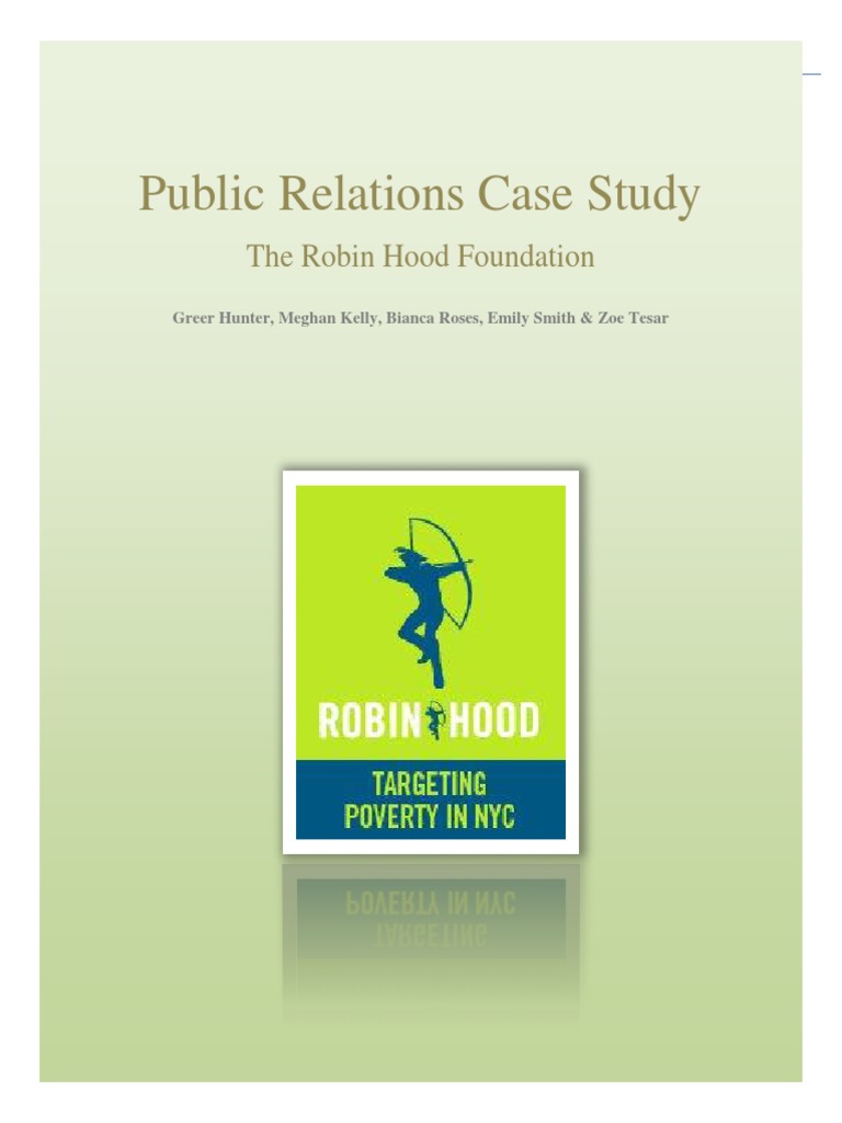 Robin Hood Case Study Final | PDF | Public Relations | Social Media