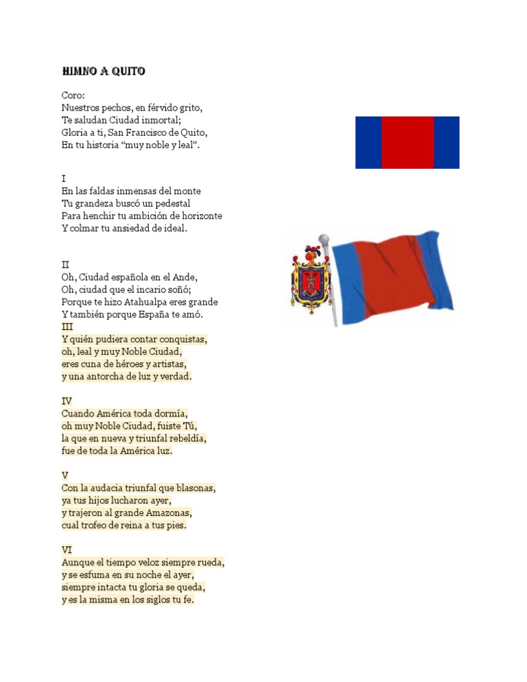 Himno A Quito | PDF