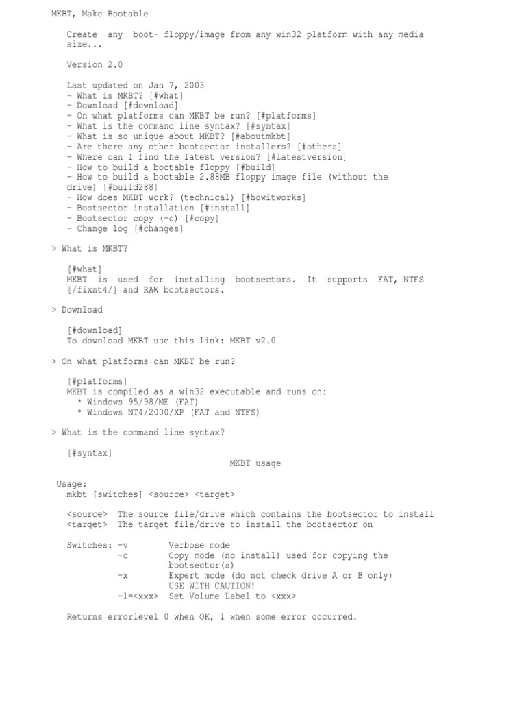 MKBT | PDF | Bios | Operating System Technology