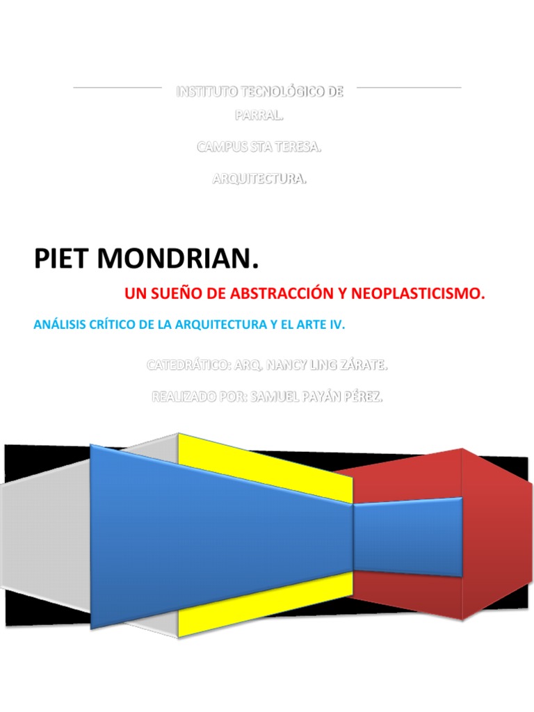 Piet Mondrian | PDF | Arte abstracto | Pinturas