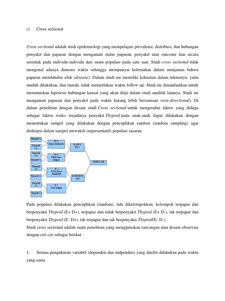 Studi Cross Sectional: Panduan Dasar | PDF