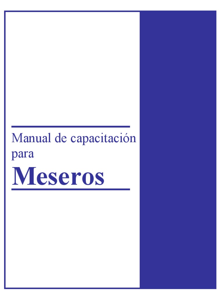 Server Training Manual | PDF