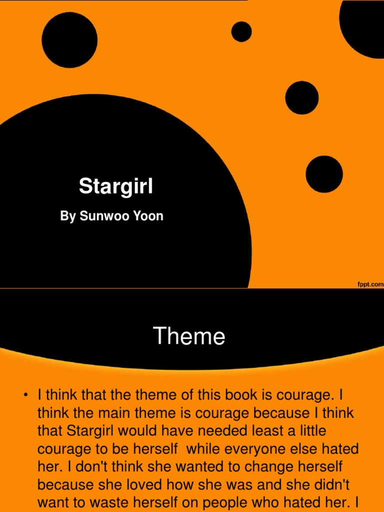Stargirl Presentation - Sunwoo Yoon | PDF