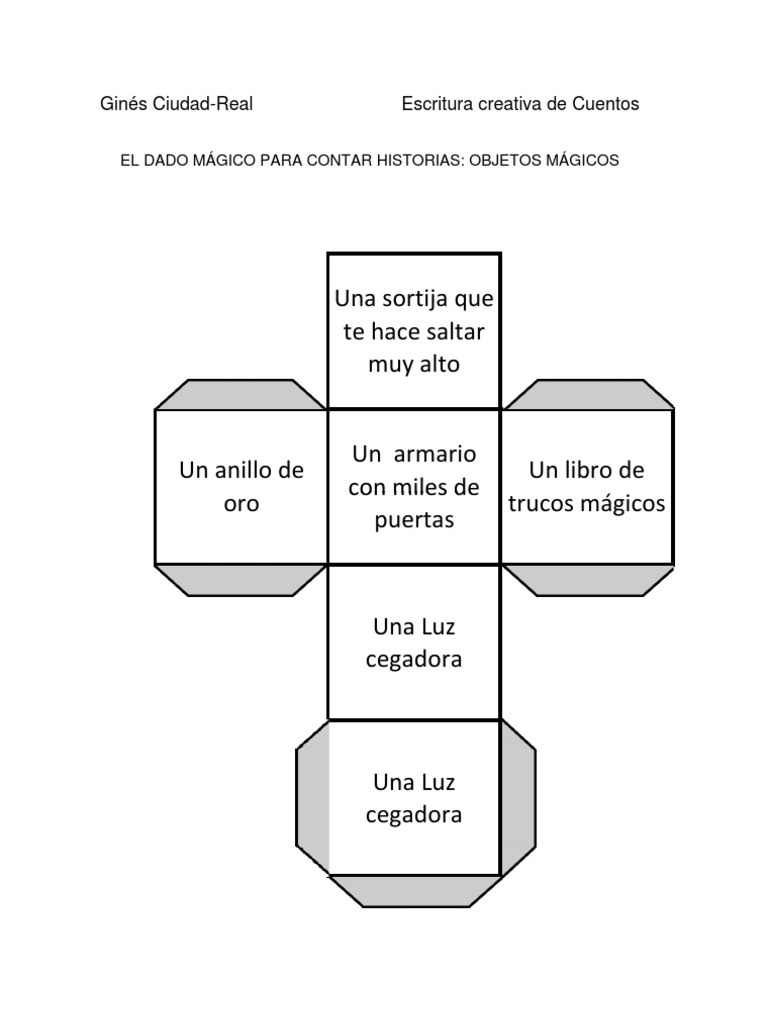 Dado Mágico para Crear Historias | PDF | Ocio