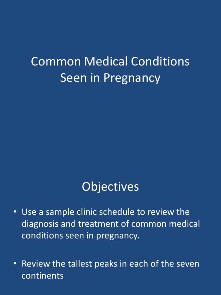 Medical Complications of Pregnancy | PDF | Hypertension | Gestational ...