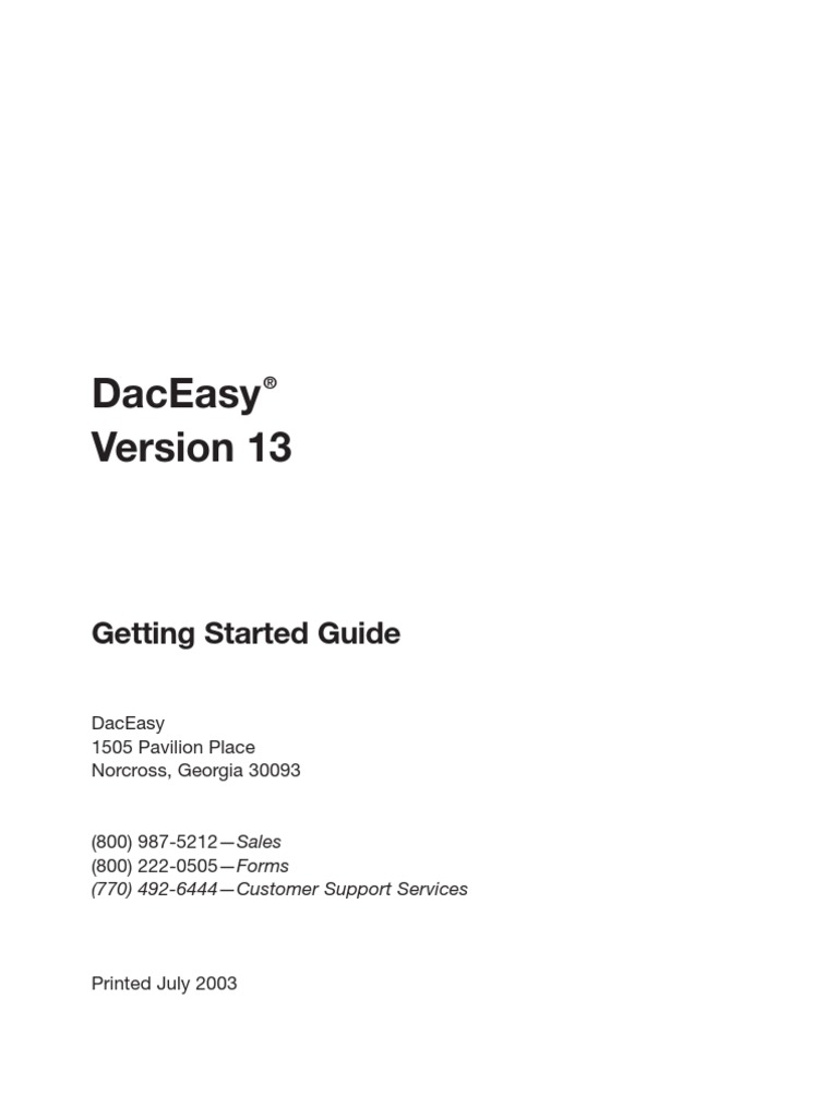 Daceasy: Getting Started Guide | PDF | Search Engine Indexing ...
