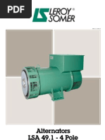 Low Voltage Alternators - 4 Pole: Tal A46 - Tal A47 - Tal A49 | PDF ...