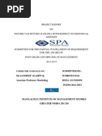 Final Project Report On Tax Planning PDF | PDF | Income Tax In India ...