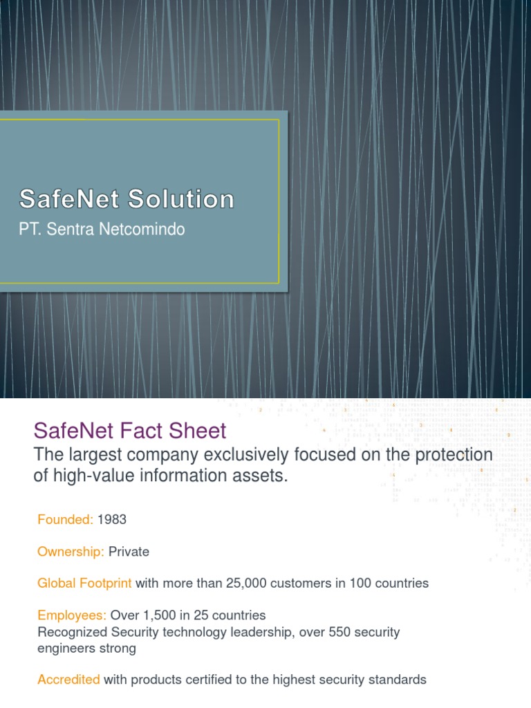 Safenet_SNC | Smart Card | Encryption