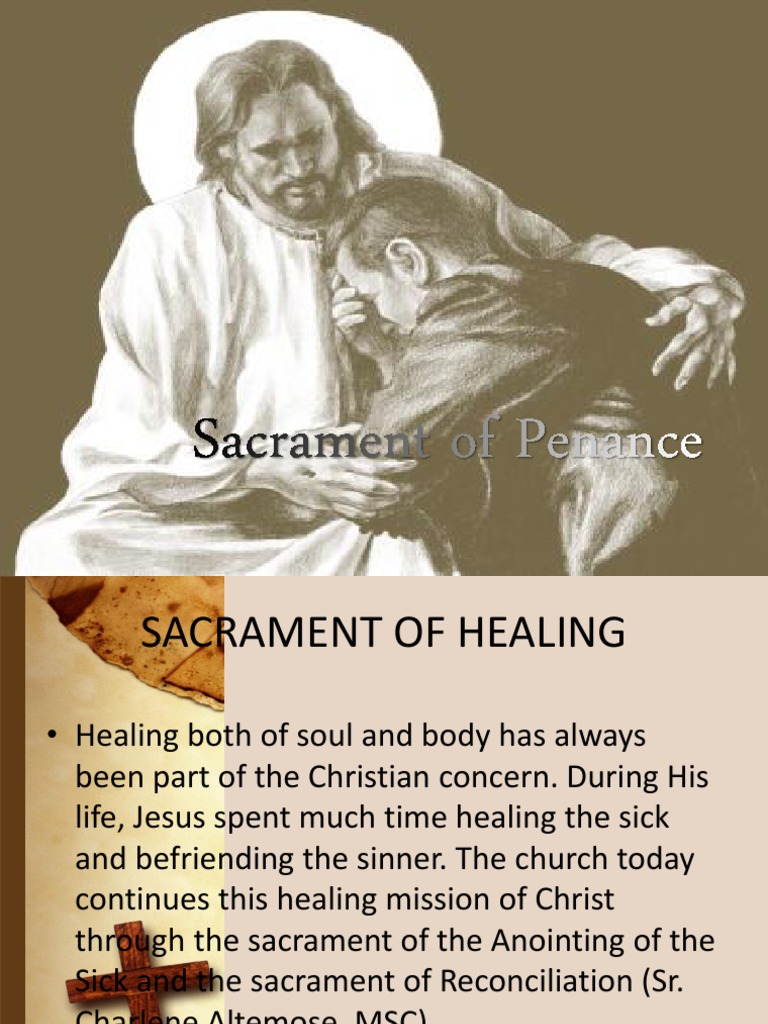 Sacrament of Penance Powerpoint | PDF | Penance | Confession (Religion)