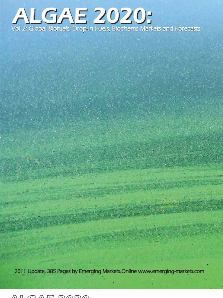 Algae 2020 Study and Commercialization Out Look | PDF | Algae Fuel | Biofuel