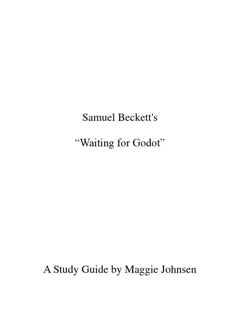 Analysis of Waiting for Godot | PDF | Samuel Beckett | Theatre