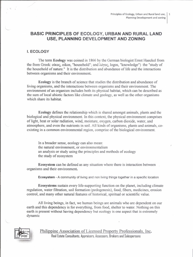 REB-Basic Principles of Ecology | PDF