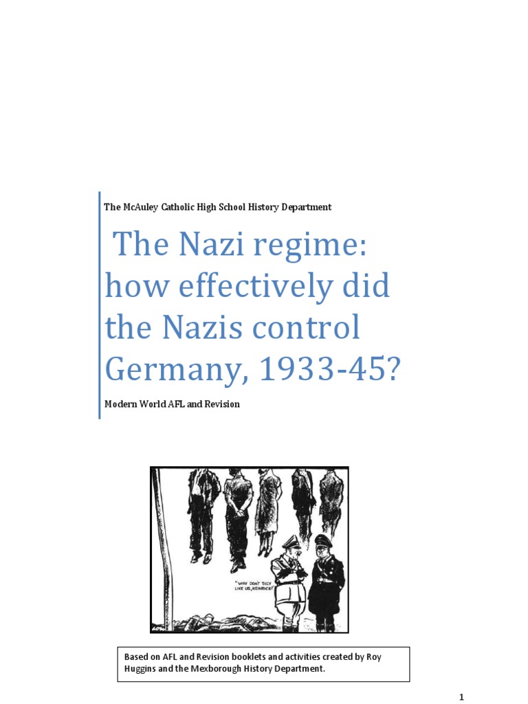 How Did Nazis Control Germany | Download Free PDF | Nazi Germany | Gestapo