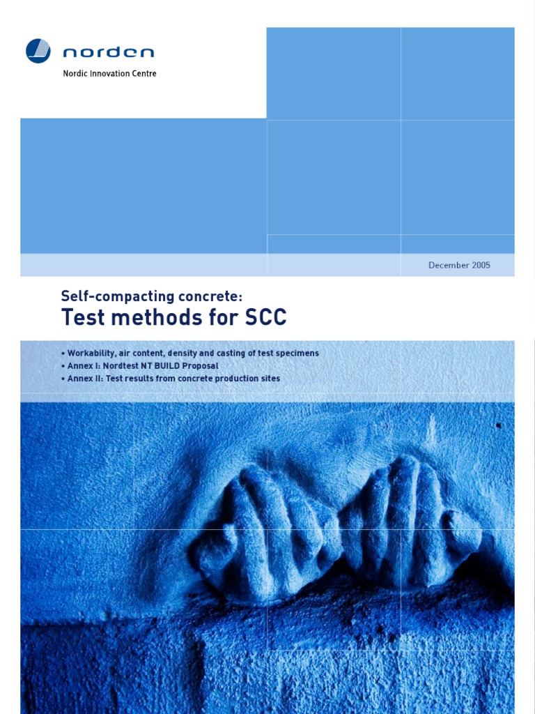 Test Methods for Self-Compacting Concrete (SCC) | Concrete | Nature