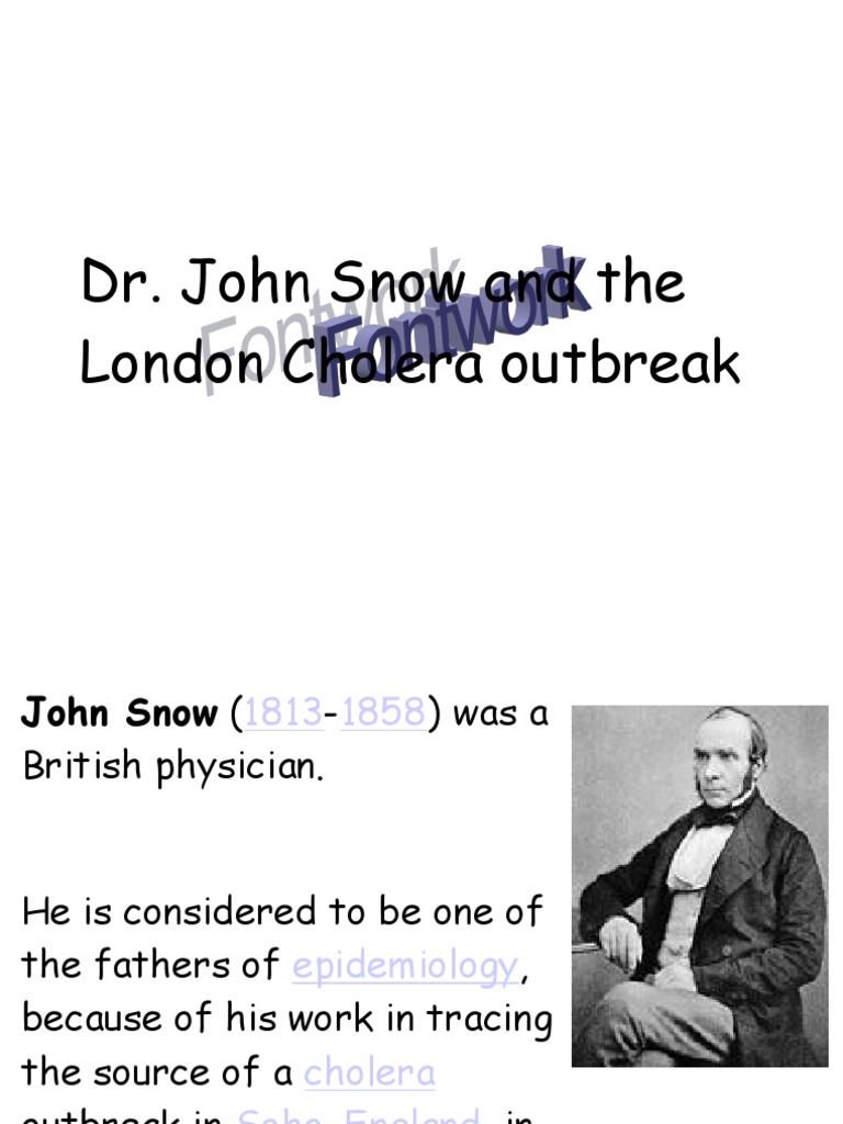 DR John Snow and Cholera | PDF | Cholera | Immunology