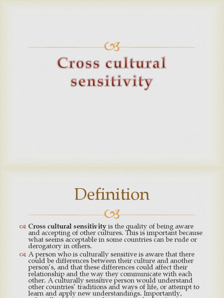 Cross-Cultural Sensitivity Guide | PDF | Multiculturalism | Critical Theory