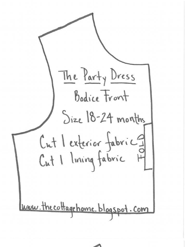 The Party Dress Pattern | PDF