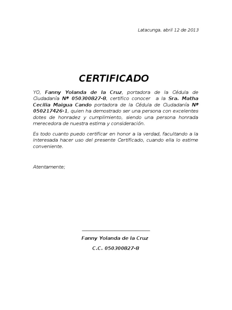 Certifica Do | PDF | Crecimiento personal y profesional | Derecho