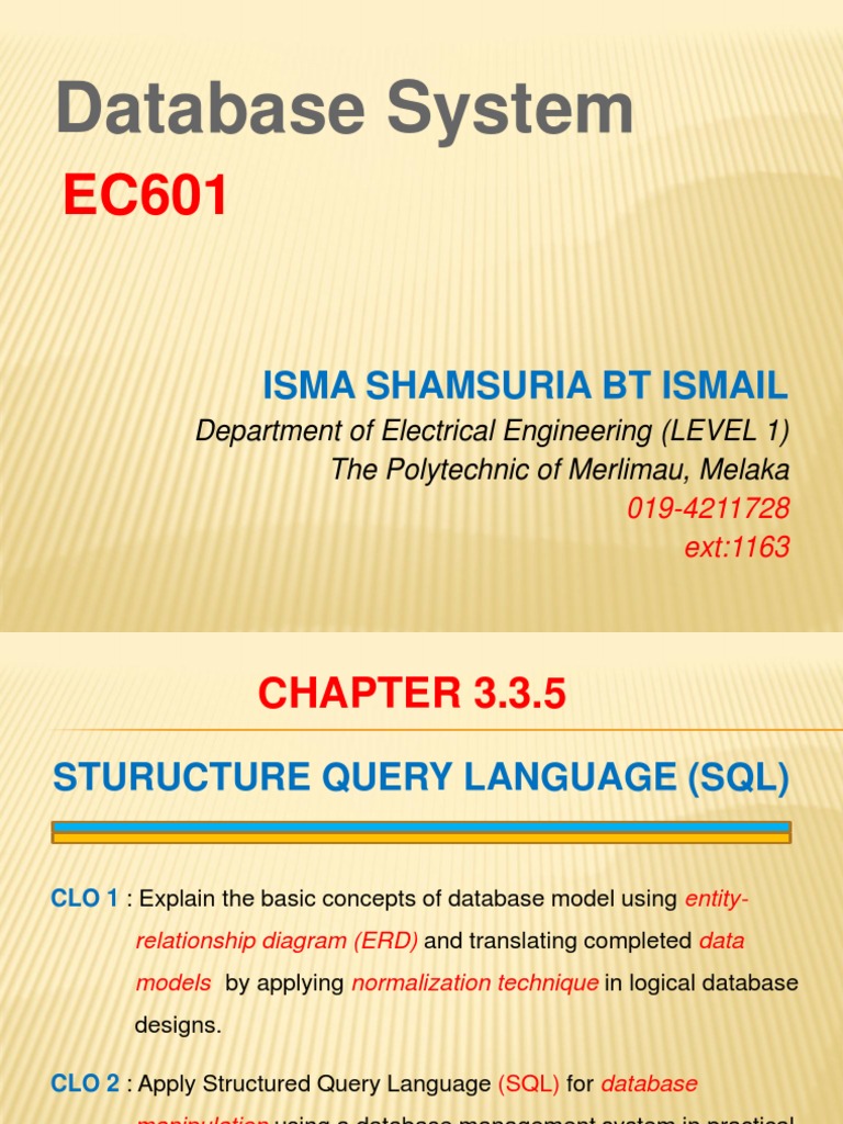 SQL Basics and Data Manipulation Guide | PDF | Sql | Databases
