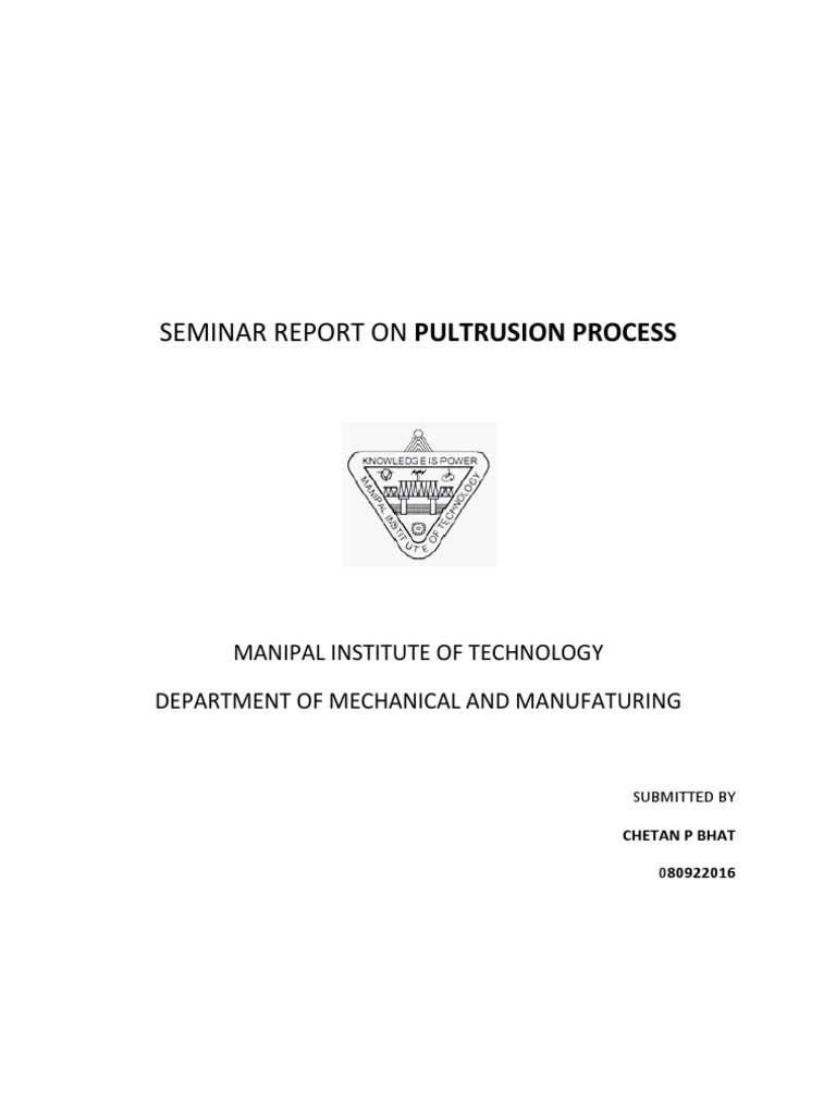 Overview of the Pultrusion Process | PDF | Composite Material | Epoxy
