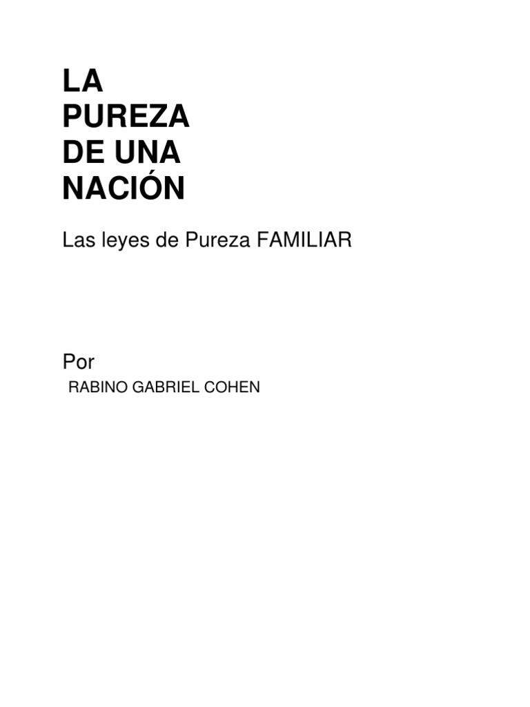 Leyes de Nida RAV GABRIEL COHEN | PDF | Menstruación | Shabat