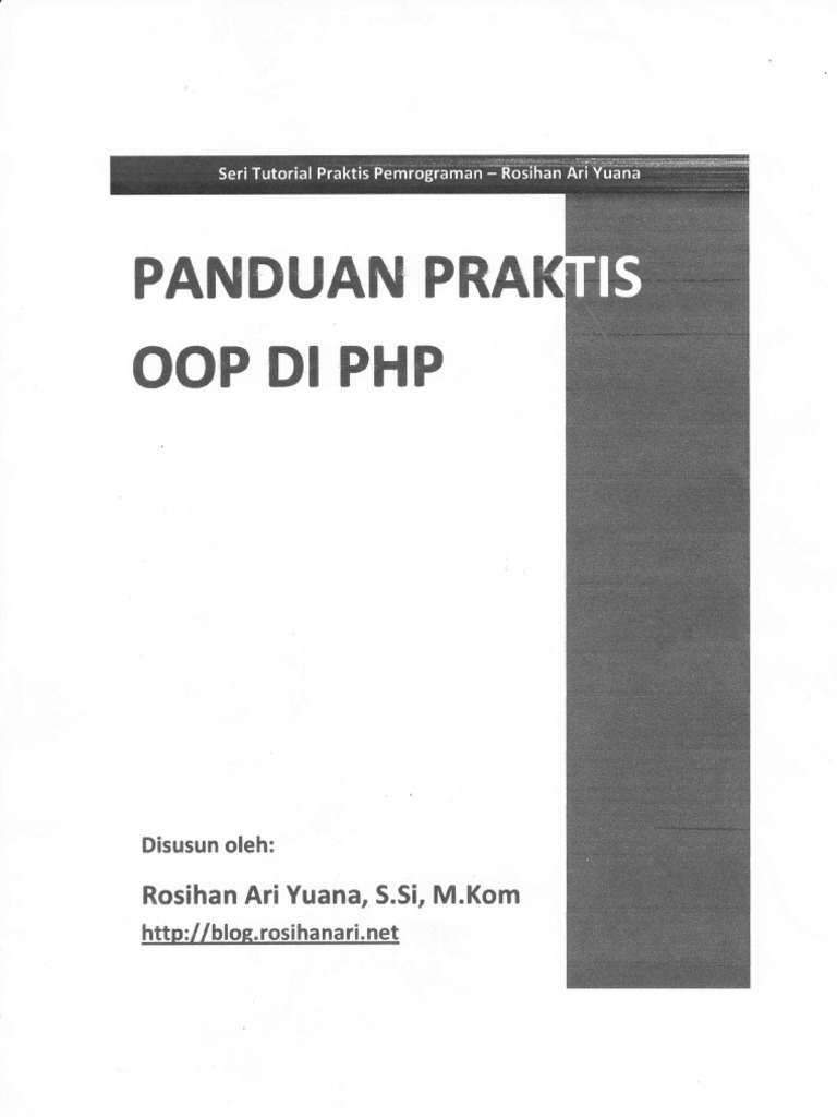 Panduan Praktis OOP by Rasihan | PDF