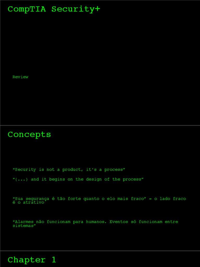 CompTIA Security Review | PDF | Radius | Computer Network