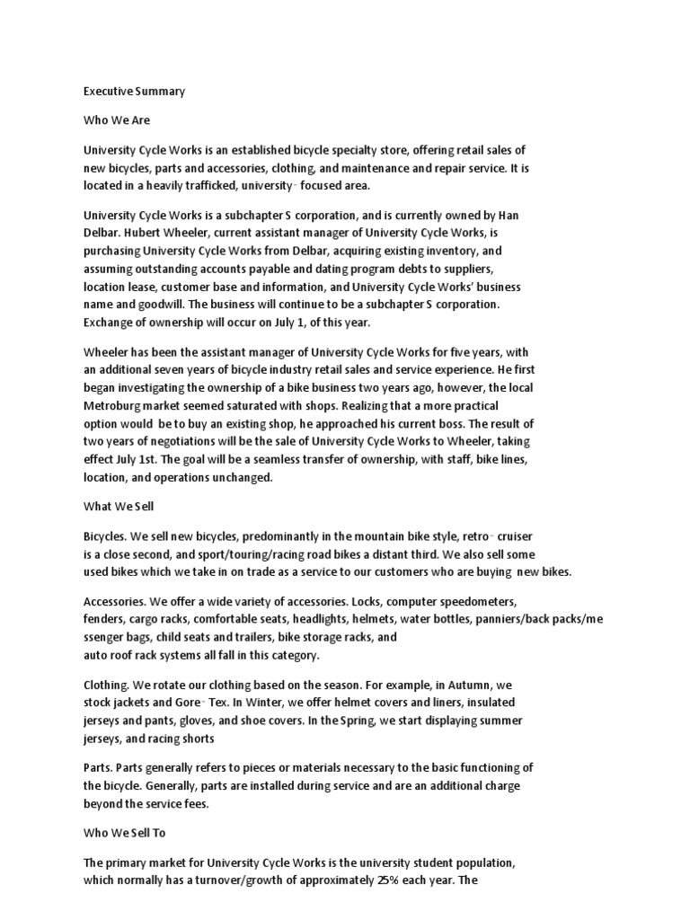 Executive Summary | PDF | Retail | Advertising