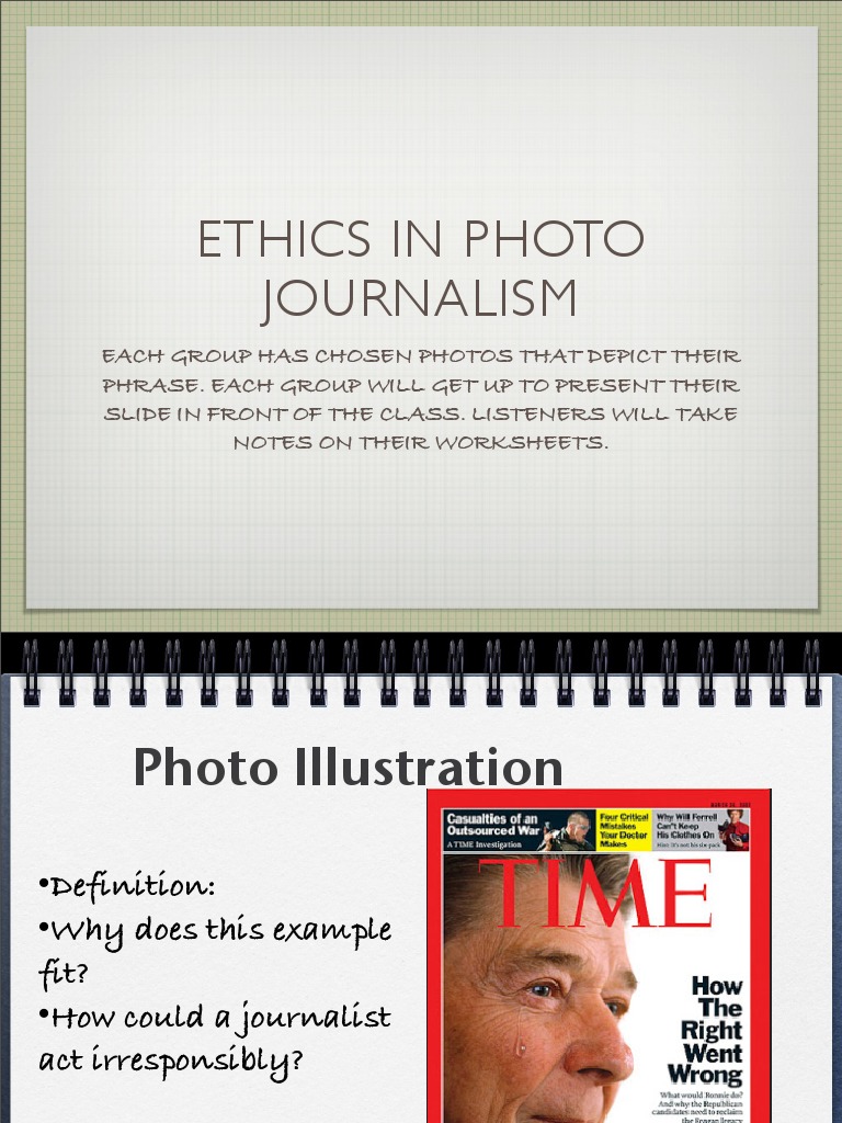 Ethics in Photojournalism Explained | PDF