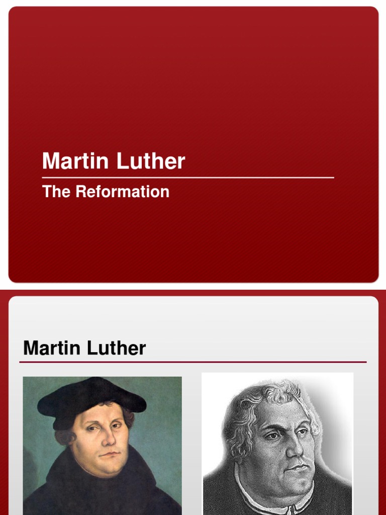 Martin Luther Presentation | PDF