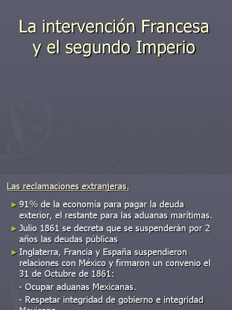 La intervención Francesa y el segundo imperio | PDF | México | Francia