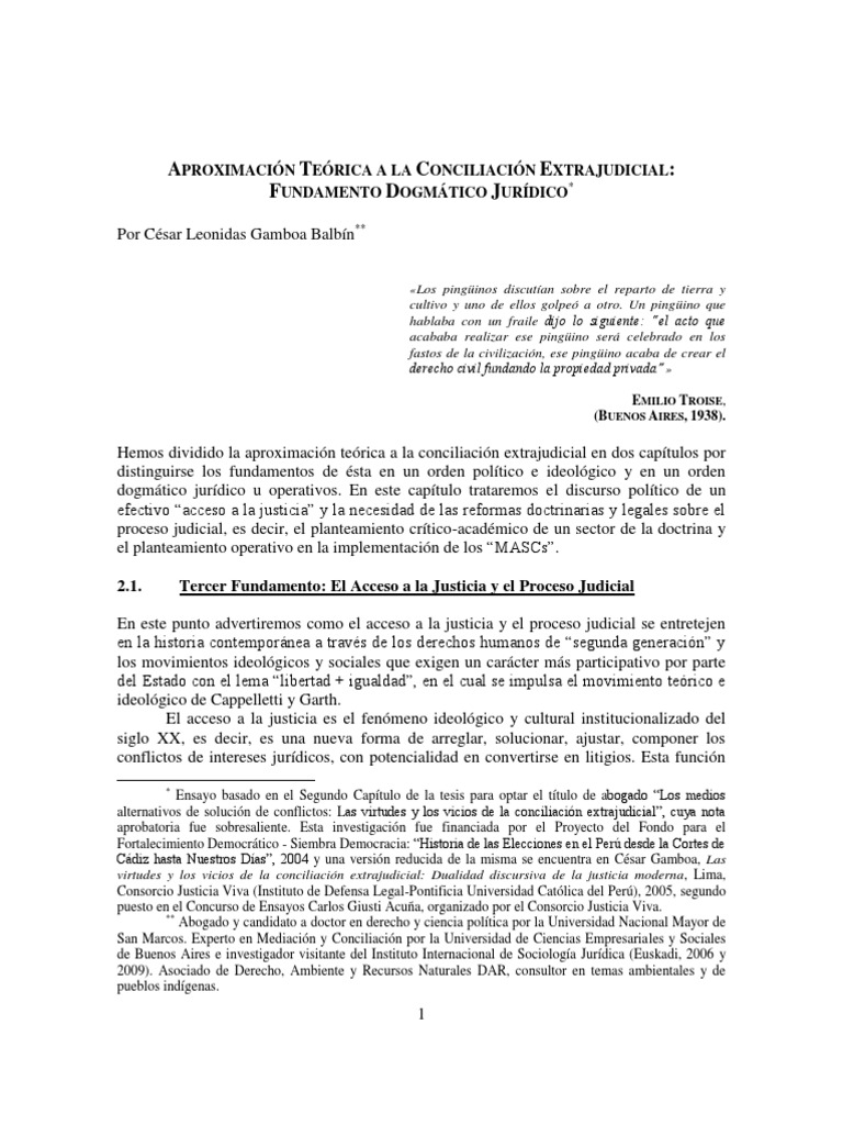 Sociedad Conflicto y Derecho (Autotutela, Autocomposicion y ...