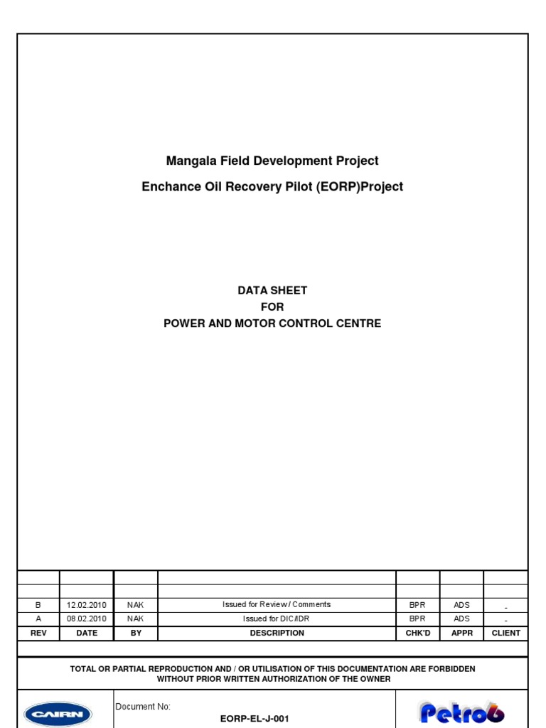 Data Sheet & SLD | PDF | Relay | Electric Power