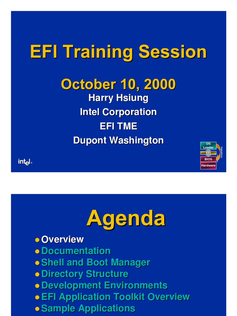 Introduction To EFI | PDF | Booting | Bios