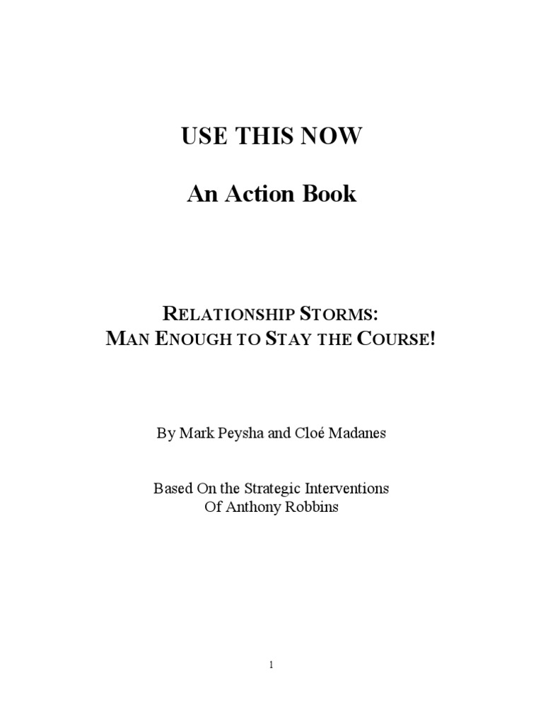 Anthony Robbins Action Book | PDF | Feeling | Love