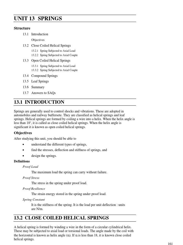 Spring | PDF | Helix | Rotation Around A Fixed Axis