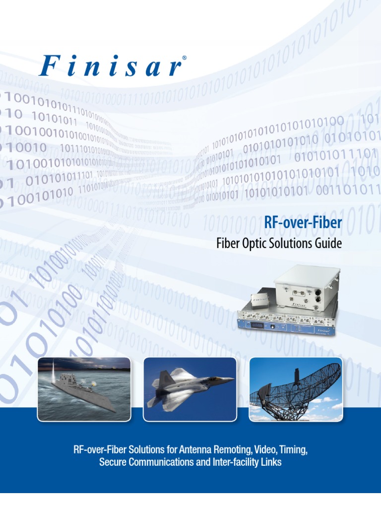RF-over-Fiber: Fiber Optic Solutions Guide | PDF | Wavelength Division ...