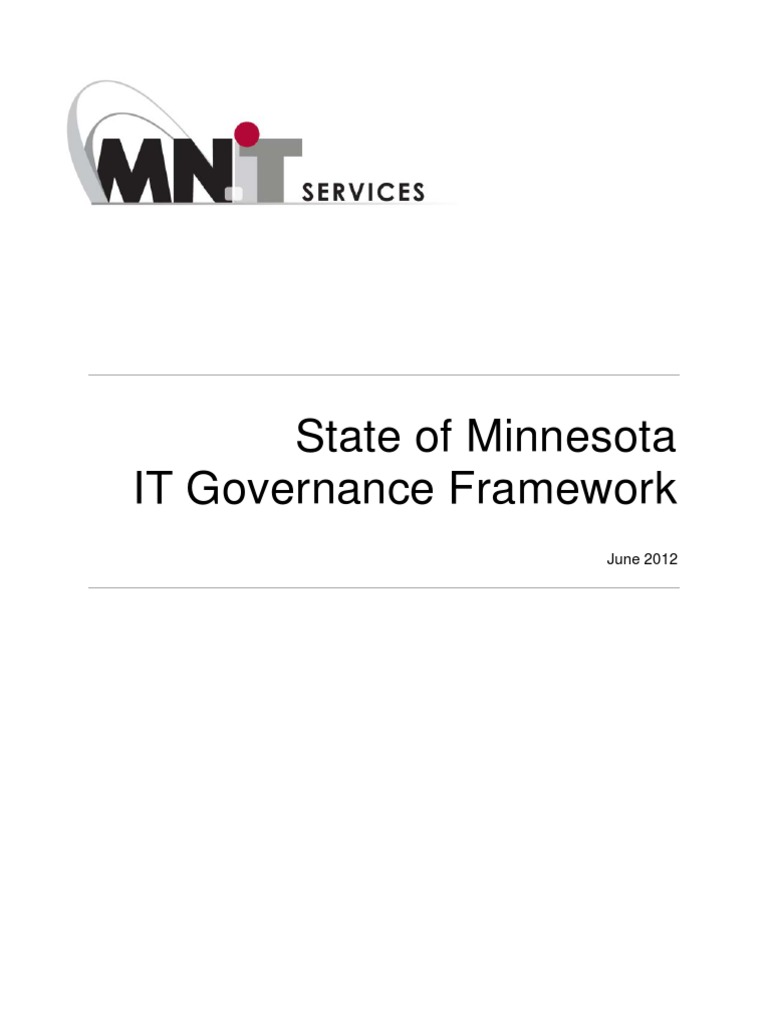 IT Governance Framework | PDF
