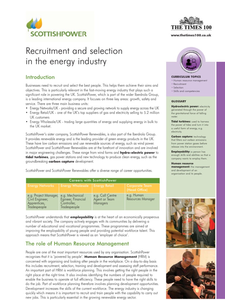 Scottishpower 14 Full | PDF | Recruitment | Apprenticeship