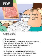 Pleural Tapping | PDF | Respiratory System | Clinical Medicine