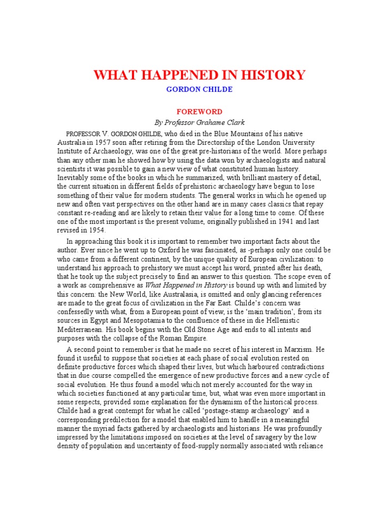 What Happened in History | PDF