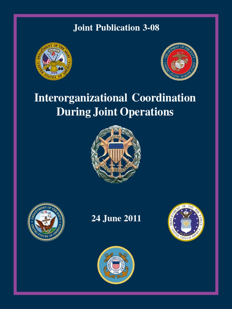 Joint Pub 3-08 Interorganizational Coordination During Joint Operations ...