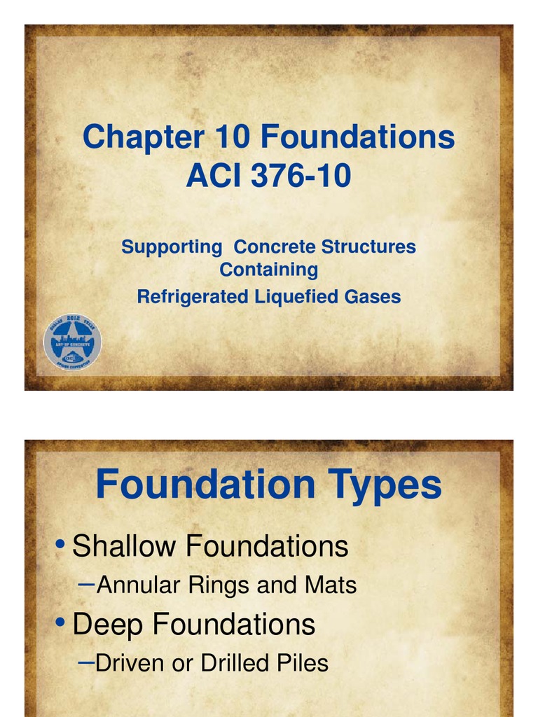 Concrete Tank Aci - 376 - Foundations PDF | PDF | Deep Foundation ...
