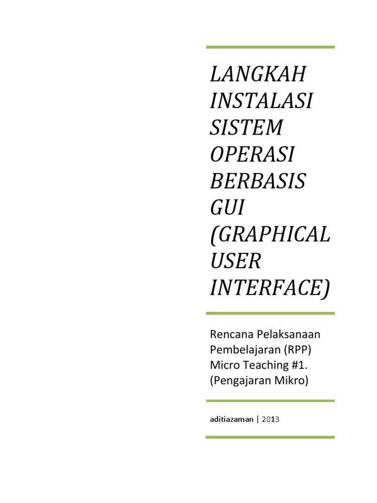 Instalasi Sistem E Operasi Berbasis Gui Dan Clipart