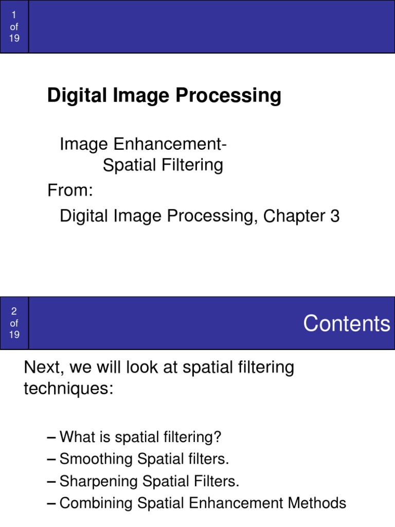 Image Enhancement-Spatial Filtering From: Digital Image Processing, Chapter 3 | Download Free ...