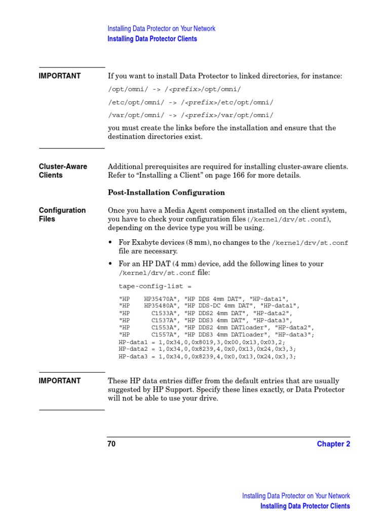 Installing Data Protector Client | PDF | Backup | Computer File