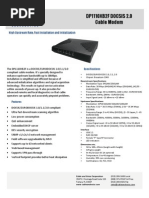 Spectrum D3.1 EMTA Data Sheet | PDF | Orthogonal Frequency Division ...