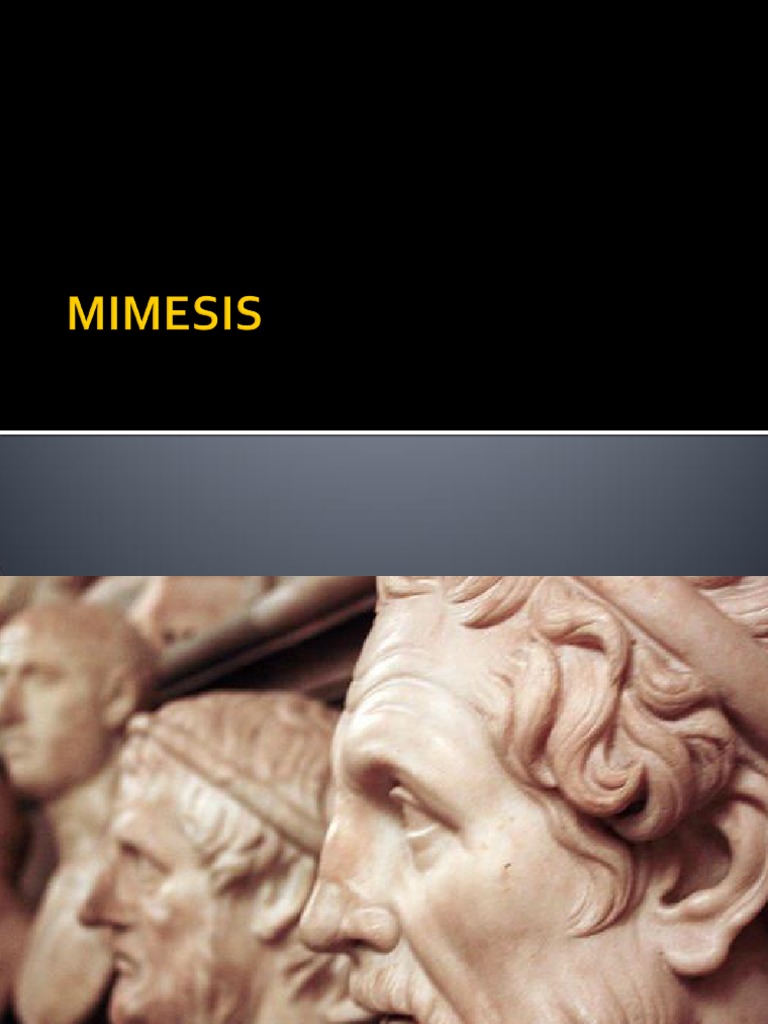 Mimesis | PDF | Imitación | Artes (general)