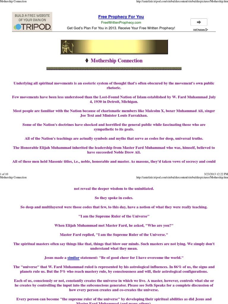 Mothership Connection | PDF | Plane (Esotericism) | Spirituality